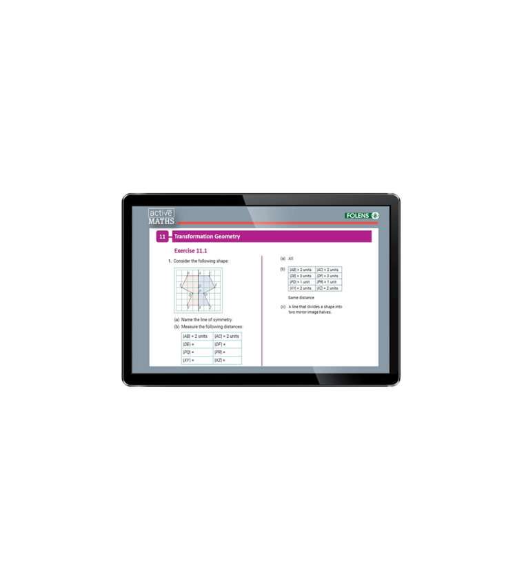 Active Maths 1 (3rd Edition) | Junior Cycle Ordinary Level | Folens ...