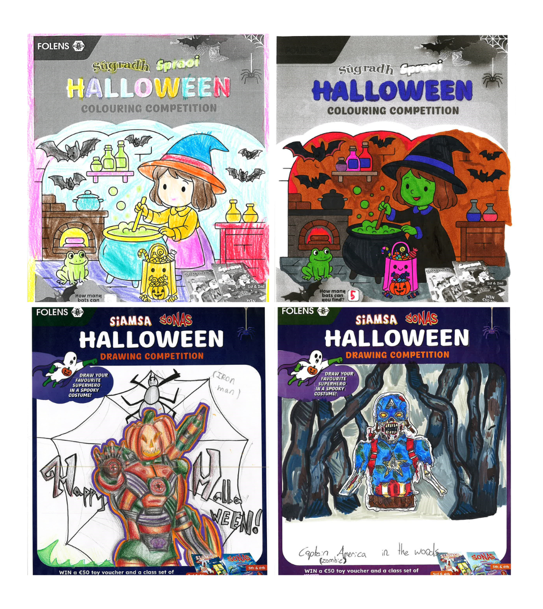 halloween coloring competition