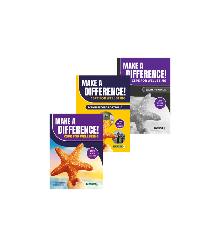 Make a Difference: CSPE for Wellbeing | Junior Cycle Resources |Folens ...